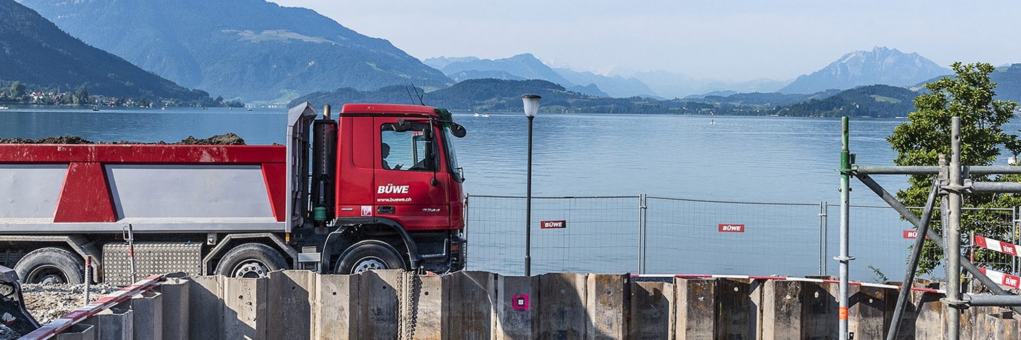 Büwe Tiefbau AG :: Geschichte, Baulogisitik, Zug, Luzern, Schwyz ...