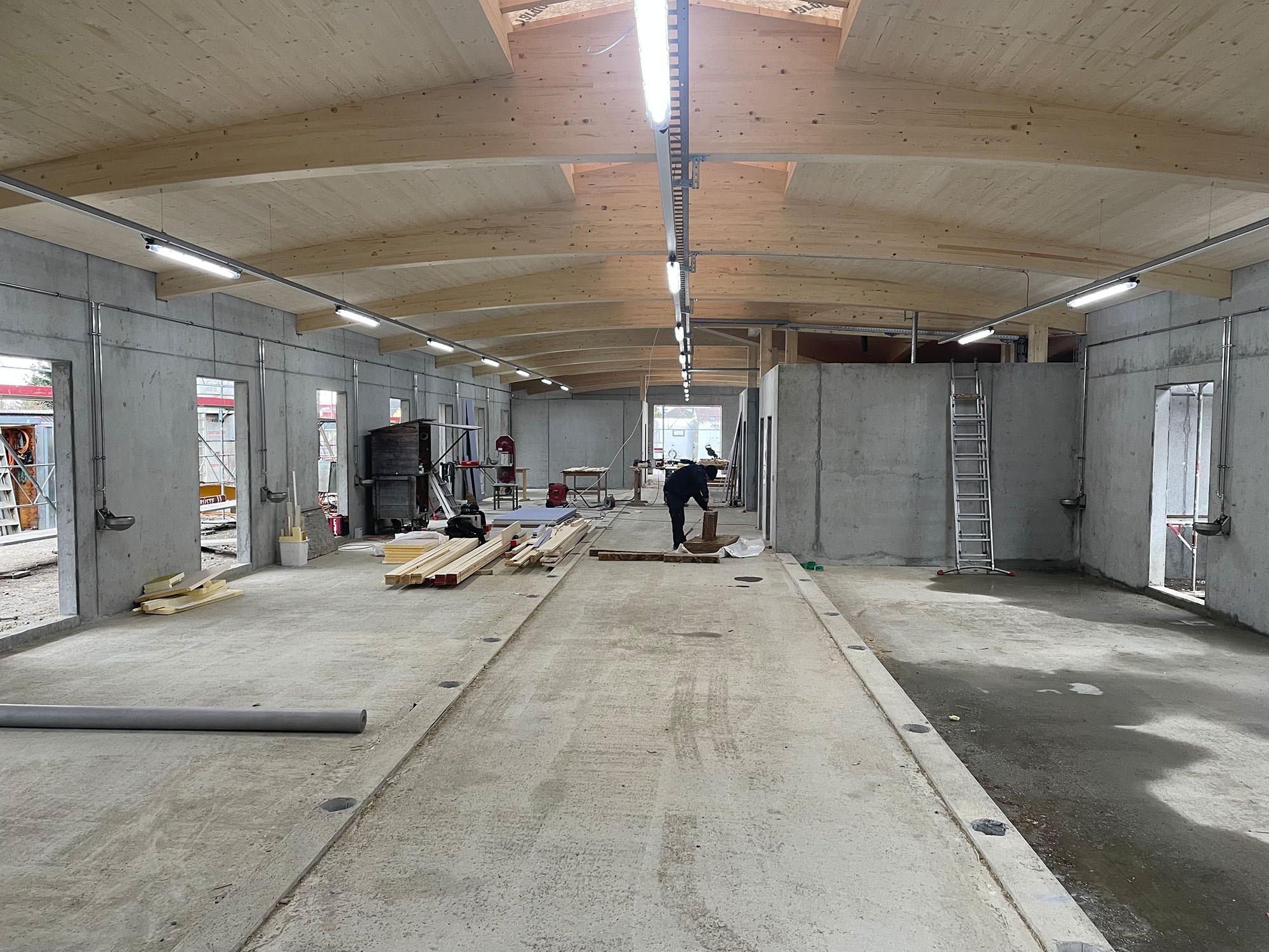 Unser neuer Stall nimmt Gestalt an!